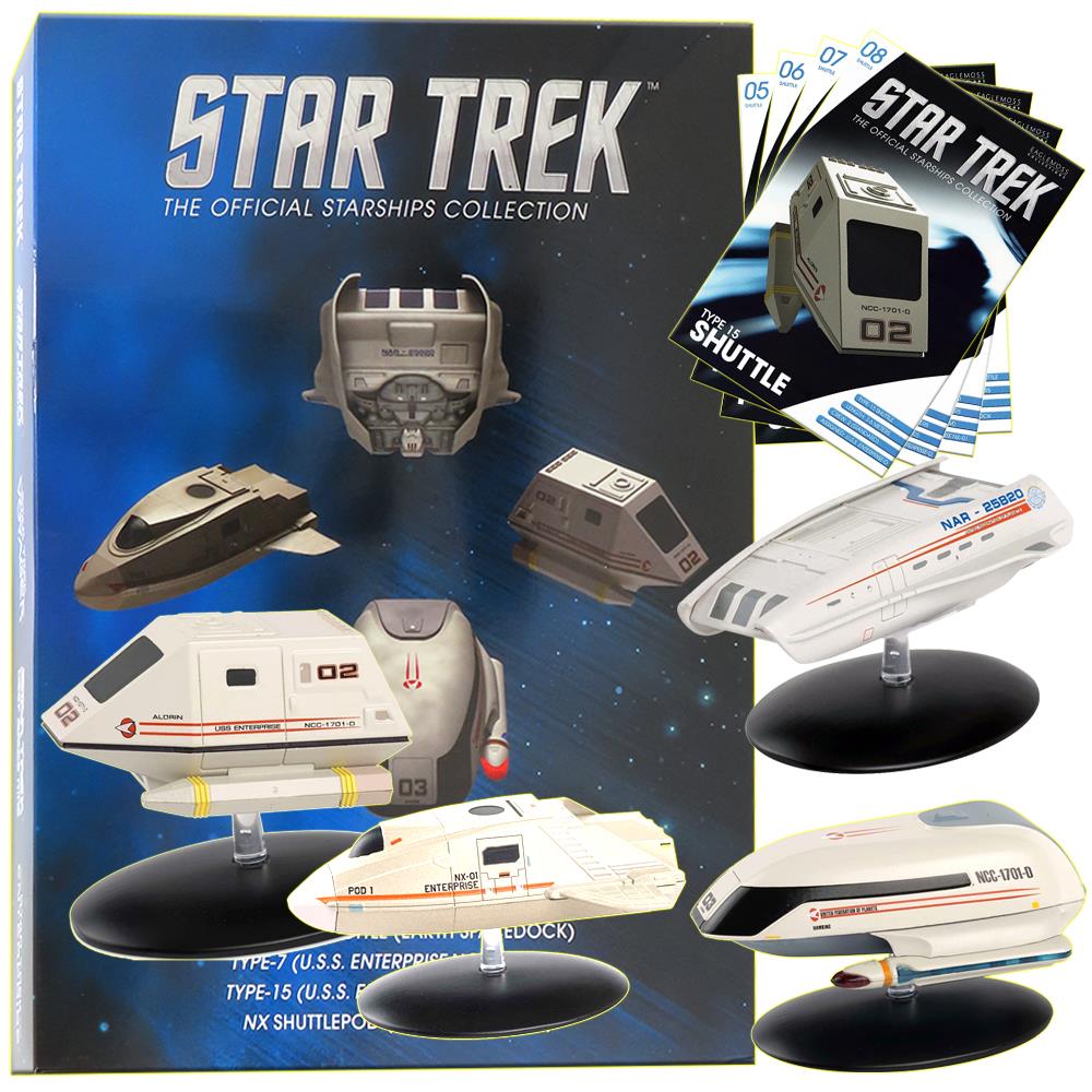 Star Trek Starships Collection - Shuttlecraft Set 2 with Magazines - I ...
